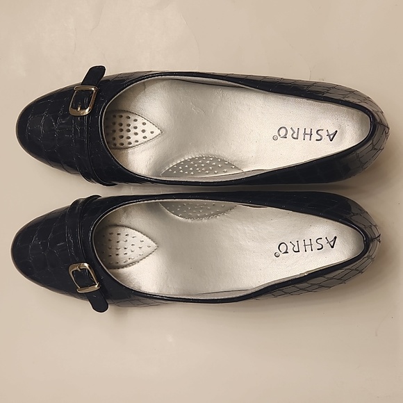 Ashro | Shoes | Ashro Navy Blue Flats | Poshmark